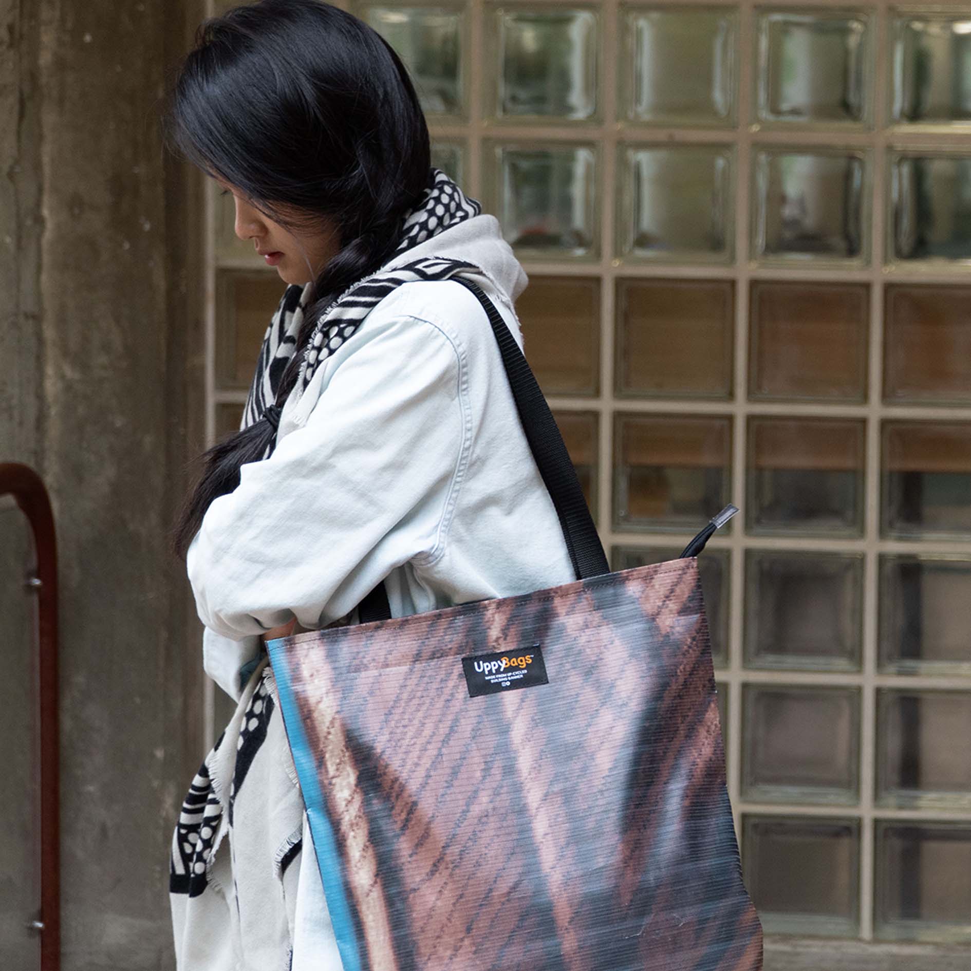 Recycled Carnaby street unisex handbag
