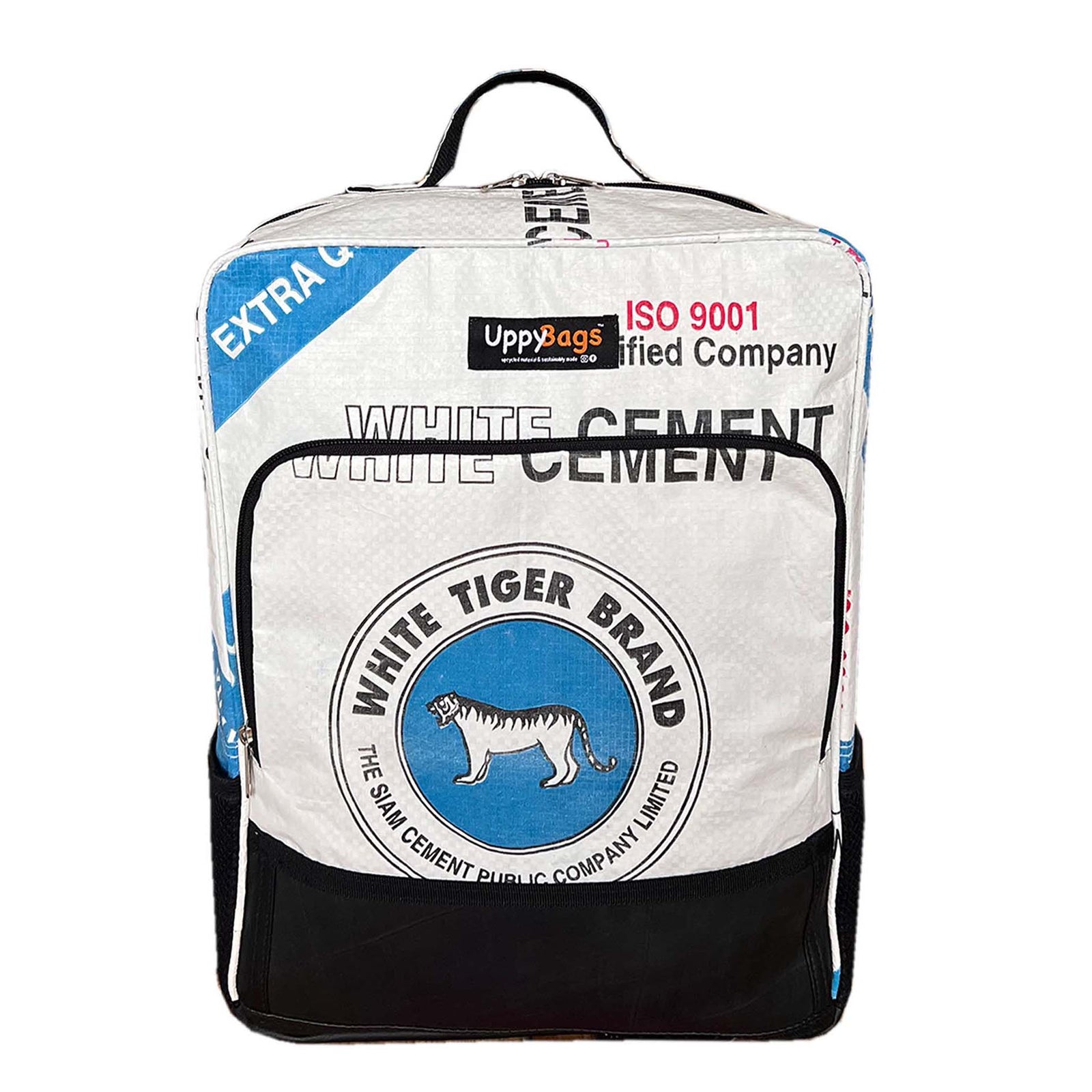 Recycled material backpack UK /laptop backpack / tiger print